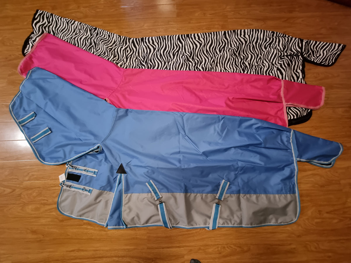 Clearance Sizes Waterproof and Breathable Turnout Ripstop Horse Rug Co ...