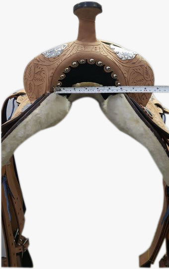 Medium Gullet -6" - Showtime spirit- Natural finish Floral Hand carved ...