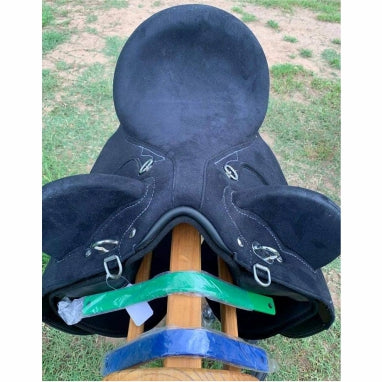 Changeable Gullet - Black-Fully Mounted Stock Saddle with 3 easy chang ...